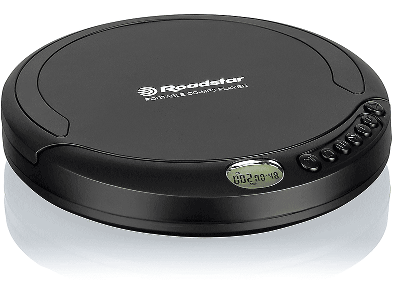 ROADSTAR PCD-498NMP/BK Tragbarer CD Player, Schwarz | SATURN