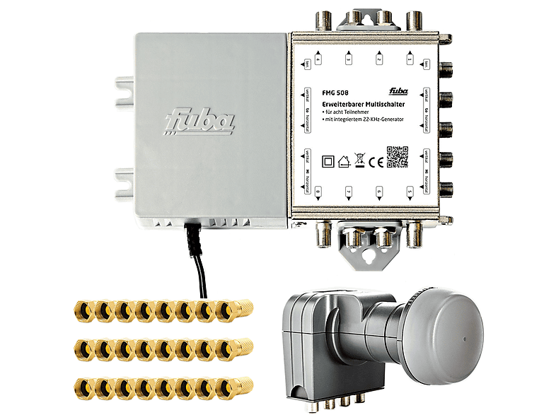 FUBA FMG 508 Multischalter erweiterbar 48 Teilnehmer DEK 407 Quattro ...