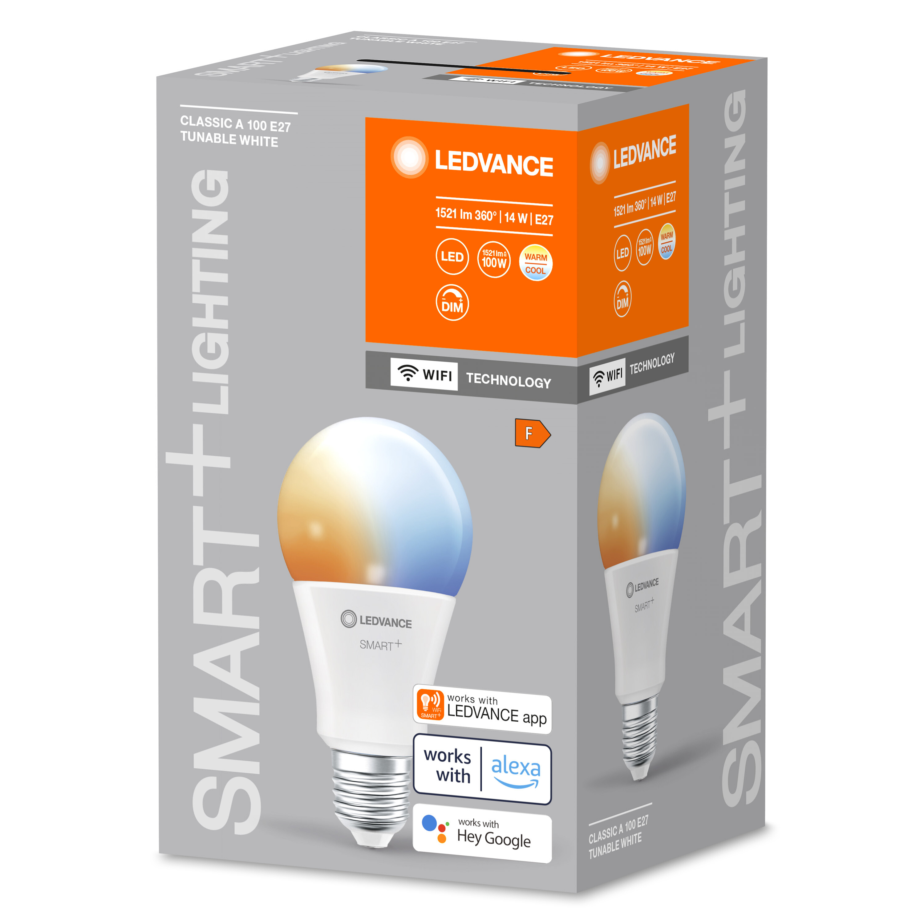 LEDVANCE SMART+ WiFi Classic Tunable White Smarte LED Lampe Tunable ...