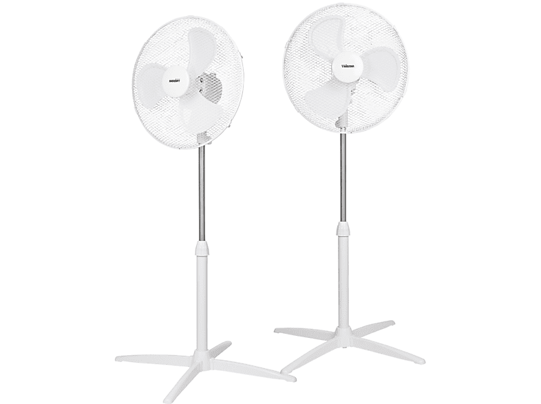 SETPOINT 2er SET Windmaschine Standventilator Weiß (45 Watt) | SATURN