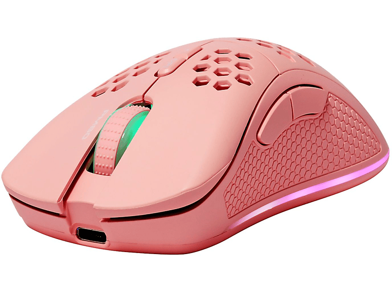 DELTACO GAMING DM220 Maus, pink | MediaMarkt