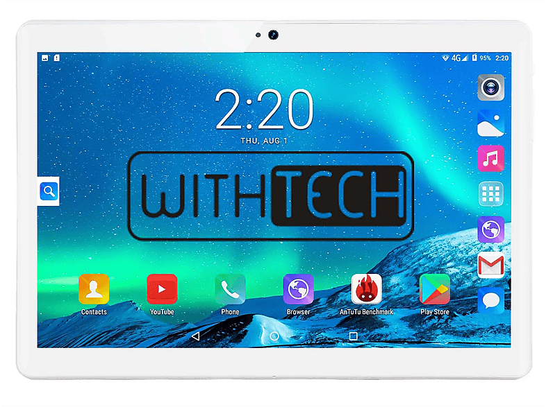 WITHTECH CIS Edison V, 64 GB, Dorada, 10,1 ", 6 GB RAM, Mediatek Octa ...