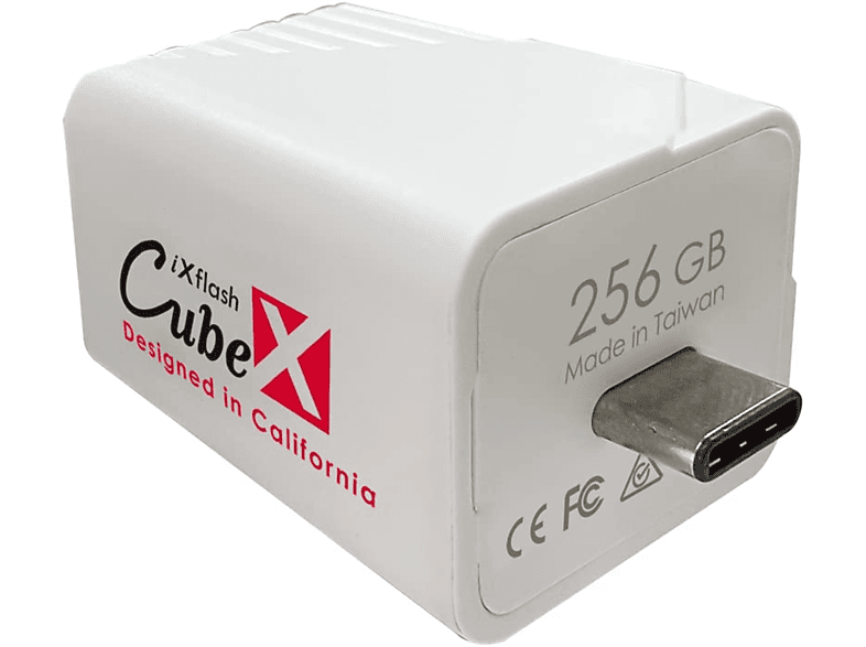 PIODATA iXflash Cube USB-C (Weiß, 256 GB) | MediaMarkt