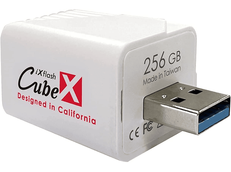 PIODATA iXflash Cube USB-A (Weiß, 256 GB) | MediaMarkt