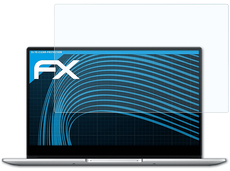 ATFOLIX 2x FX-Clear Displayschutz (für Huawei MateBook D 14 (2021 ...