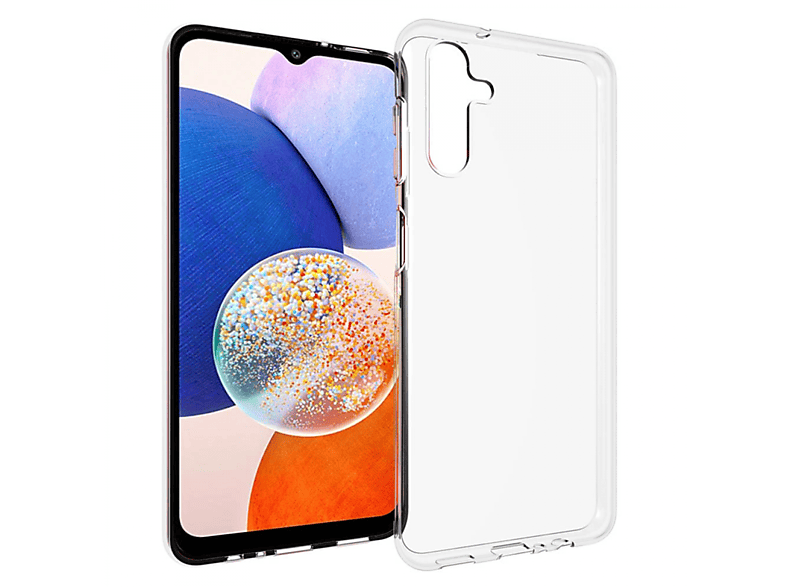 CASEONLINE Silikon, Backcover, Samsung, Galaxy A14 5G, Transparent | SATURN