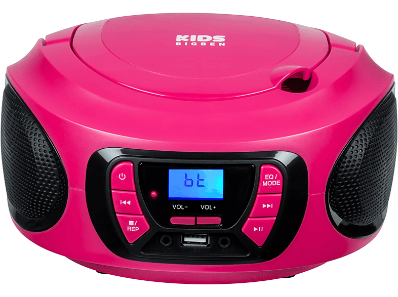 BIGBEN Kids CD62 USB/BT pink CD/Radio 1 GB, FM, FM, Bluetooth, rosa ...