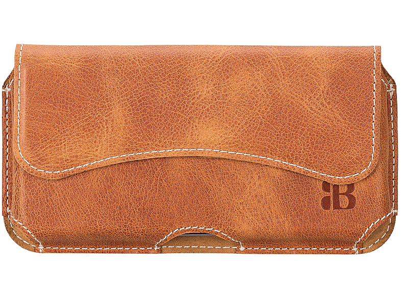 BURKLEY Slim Leder Gürteltasche, Holster, Apple, iPhone 13 Pro Max ...