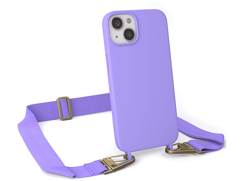 EAZY CASE Handy Kette Breit mit Karabiner Premium Silikon Hülle ...