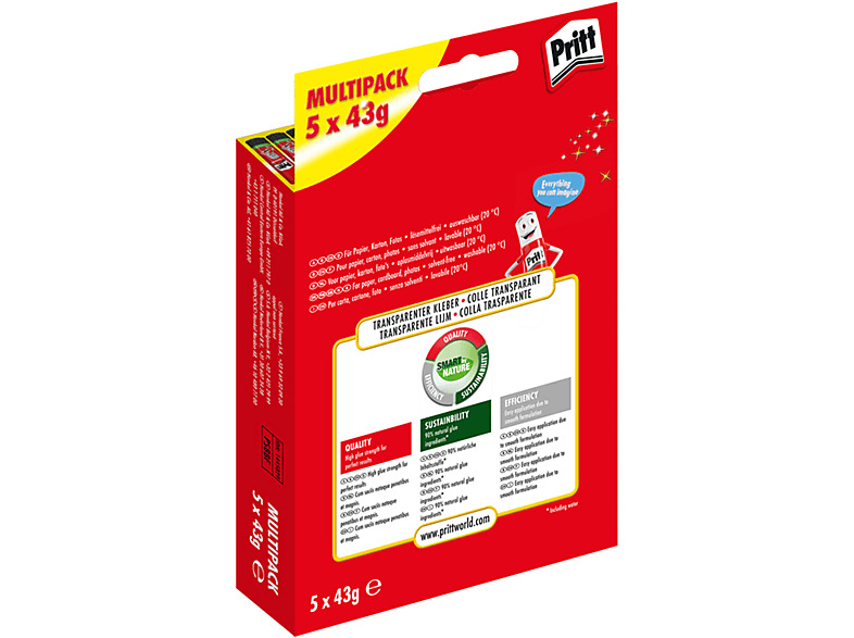 PRITT PS8BF Klebestifte, Transparent | SATURN