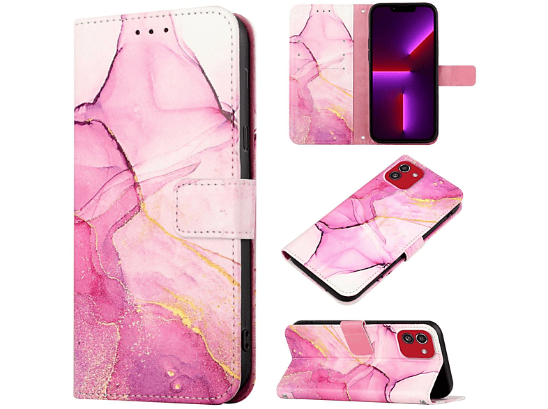 KÖNIG DESIGN Book Case, Bookcover, Samsung, Galaxy A03, Motiv 1 ...