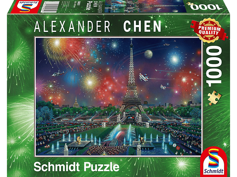 SCHMIDT SPIELE Feuerwerk am Eifelturm Puzzle | SATURN