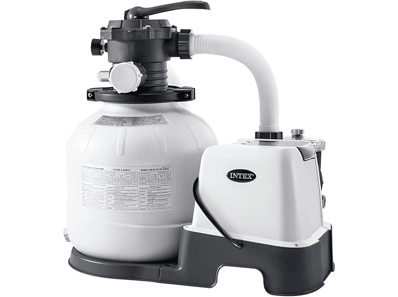 INTEX 26676 QX2100 (6m³l/hr, bis 32m³ Pool) Sandfilterpumpe ...