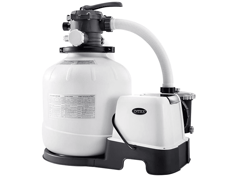INTEX 26680 QX2600 (8m³l/hr, bis 56m³ Pool) Sandfilterpumpe ...