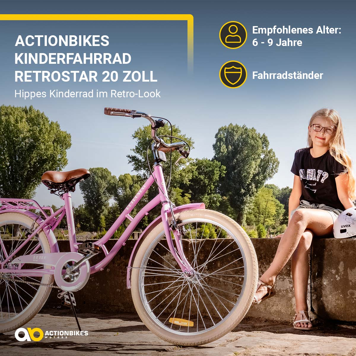 ACTIONBIKES MOTORS Kinder Fahrrad Retrostar 20' Kinderfahrrad | MediaMarkt