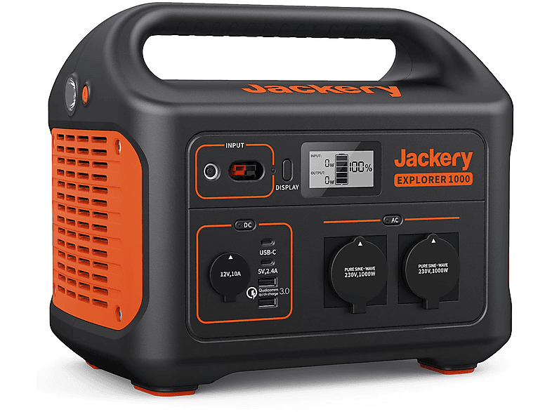 JACKERY Explorer 1000, 1002Wh Tragbare Powerstation Stromzeuger 1002Wh ...