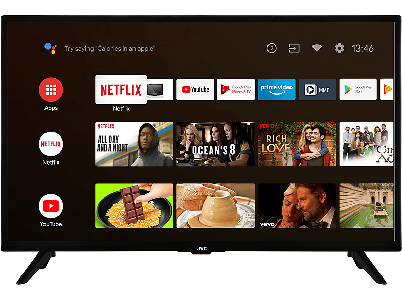 JVC LT-32VAH3255 LED TV (Flat, 32 Zoll / 80 cm, HD-ready, SMART TV ...