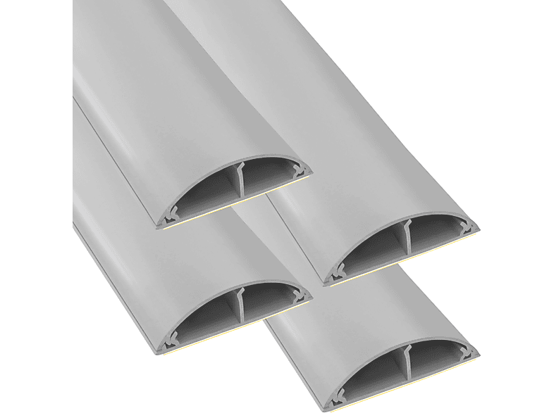 ARLI 4x 1m Wand / Fussboden Kabelkanal 70 x 20 mm Installationskanal ...