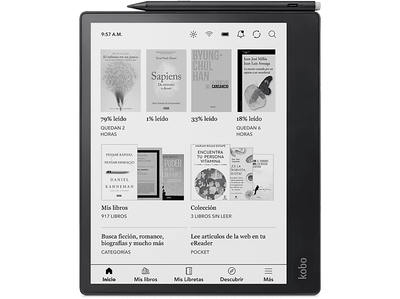 KOBO N605-KU-BK-K-BU 32 GB eBook-Reader Schwarz | MediaMarkt