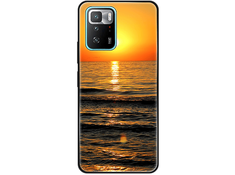 KÖNIG DESIGN Case, Backcover, Xiaomi, Poco X3 GT, Sonnenuntergang ...