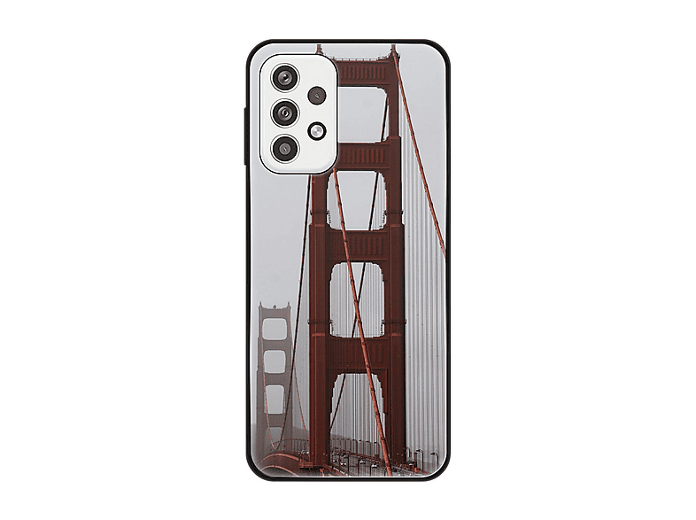KÖNIG DESIGN Case, Backcover, Samsung, Galaxy A23, Golden Gate Bridge ...