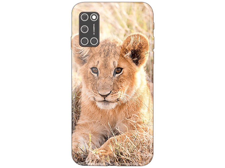 KÖNIG DESIGN Case, Backcover, realme, C35, Löwen Baby | MediaMarkt