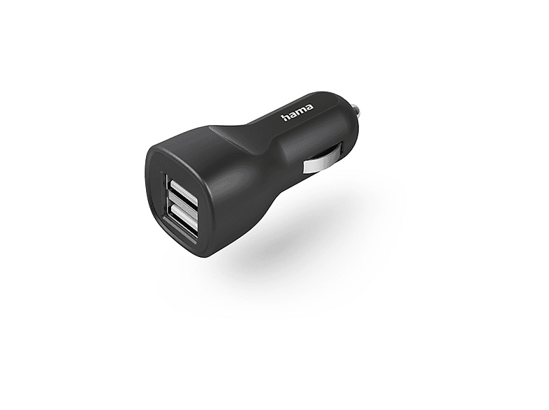 HAMA 2-fach USB, USB-KFZ-Ladeadapter, Schwarz | SATURN