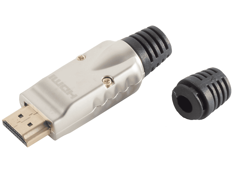 S/CONN MAXIMUM CONNECTIVITY HDMI-Stecker Metalll Selbstmontage, schwarz ...
