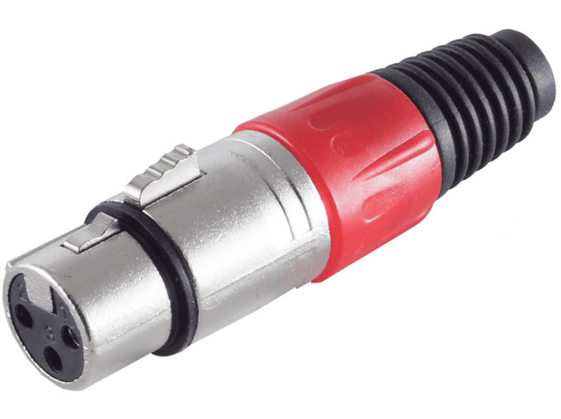 KABELBUDE XLR-Kupplung, rot XLR | MediaMarkt