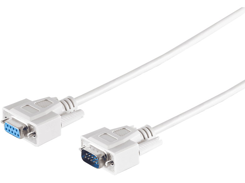 KABELBUDE SUB-D Verl. 9pol Sub-D-St./9pol Sub-D-Buchse 5m, SUB-D Kabel ...