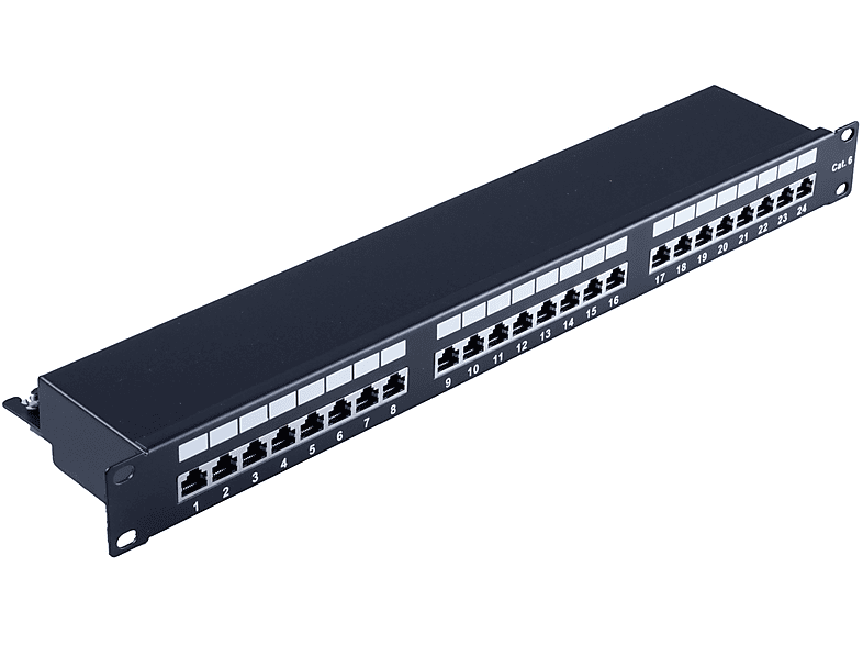 S/CONN MAXIMUM CONNECTIVITY cat 6 19" 1HE-Patchpanel 24 Port Patchfeld ...