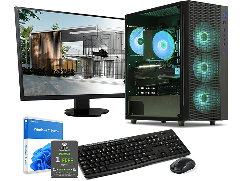 SEDATECH Intel i7-13700KF, Komplett PC mit Intel® Core™ i7, 64 GB RAM ...