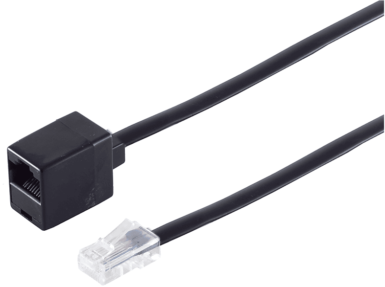 KABELBUDE Western-Stecker 8/8 / Western-Kupplung 8/8 15m ISDN Kabel ...