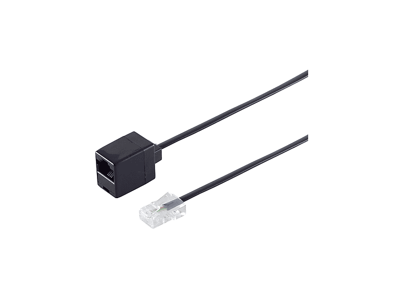 KABELBUDE Western-Stecker 8/4 / Western-Kupplung 8/4 15m ISDN Kabel ...