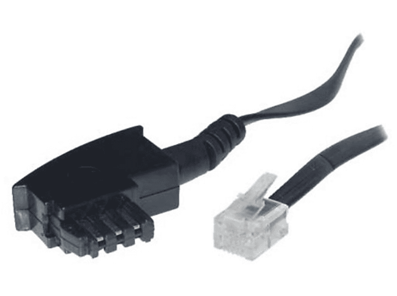 KABELBUDE TAE F-Stecker / Western-Stecker 6/4 Import 10m TAE Kabel ...