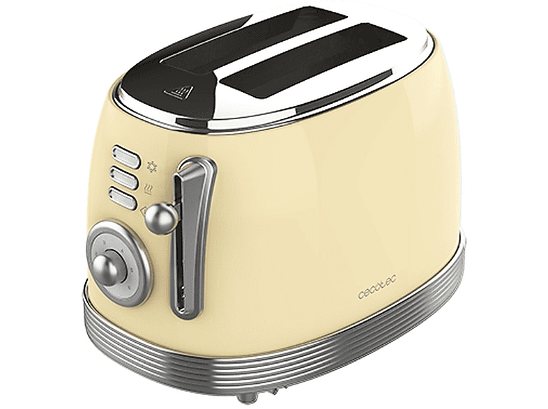 CECOTEC 03210 Toaster Gelb (850 Watt, Schlitze: 2) | MediaMarkt