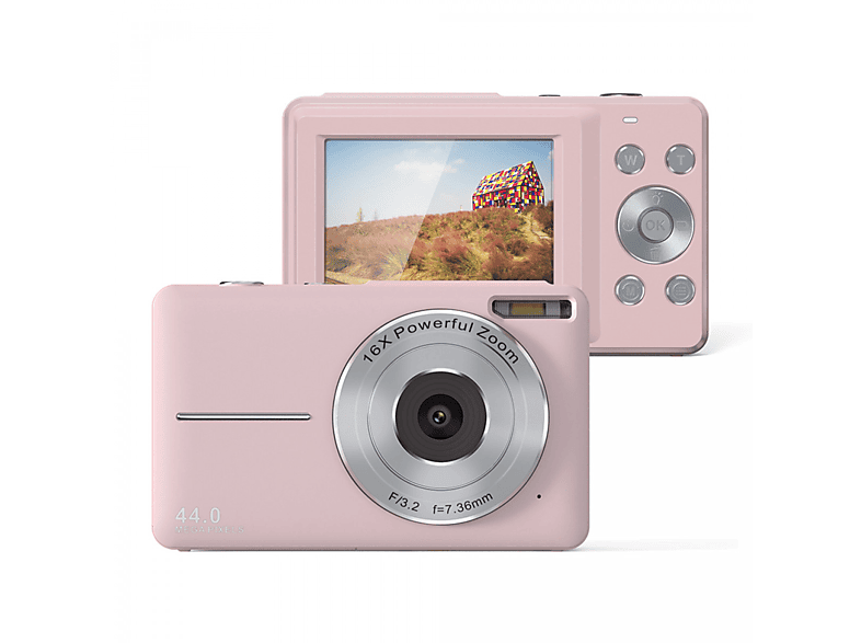 INF Digitalkamera 44MP 1080P 16X Digitalzoom Digitalkamera Rosa ...