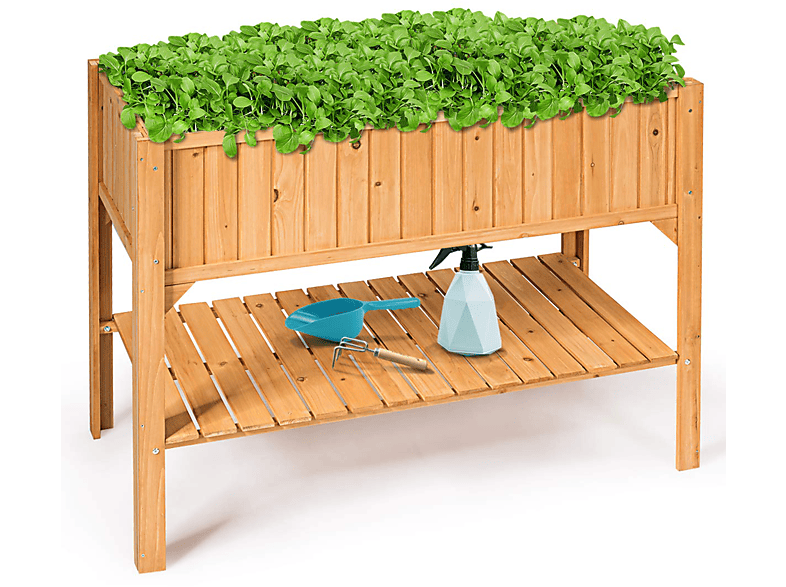 COSTWAY 119x57x90cm Hochbeet Natur | SATURN