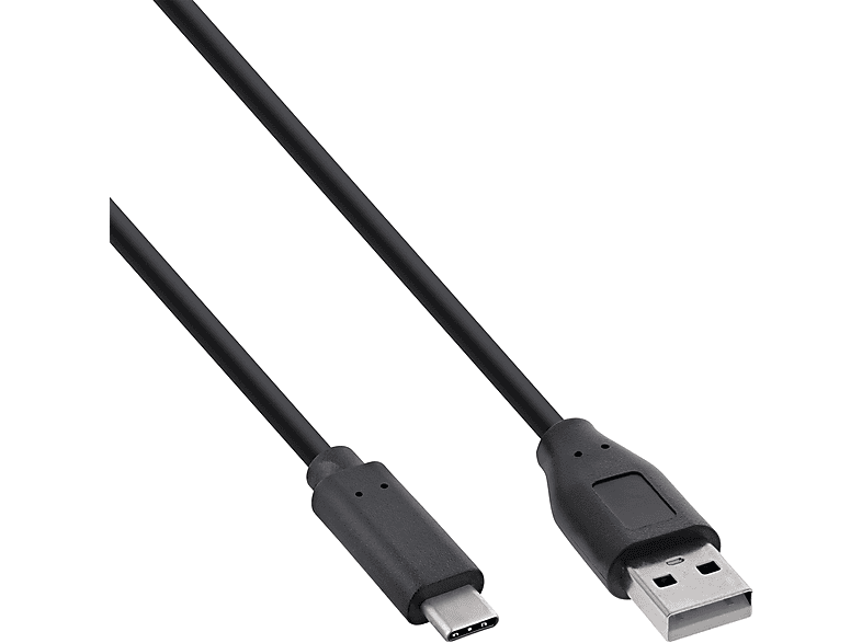 Inline Inline® Usb 2 0 Kabel Usb C Stecker An A Stecker Schwarz 2m Kabel Usb And Lightning Usb