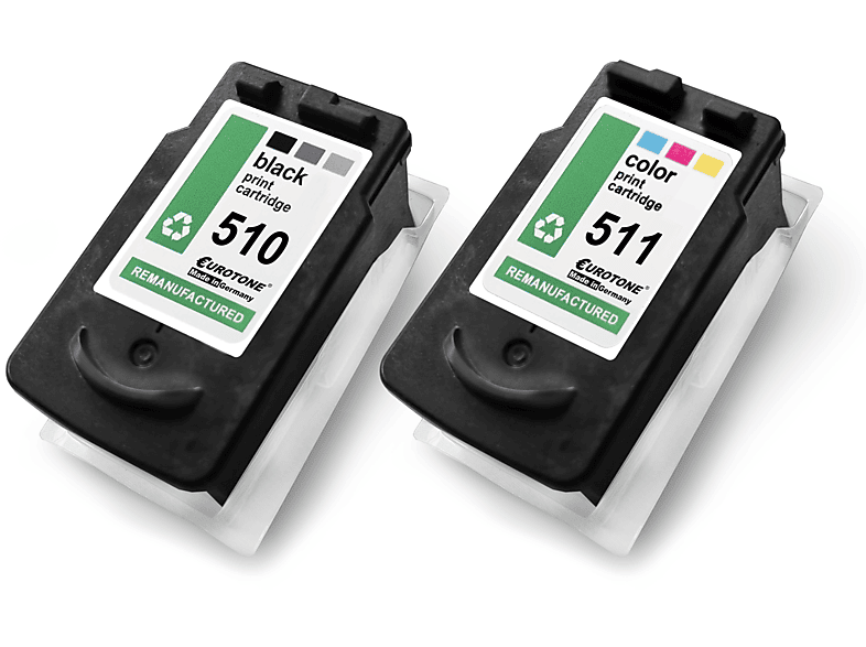 MEHRWEGTONER MWT5165483 Ink Cartridge Mehrfarbig (Canon PG510 CL511 ...