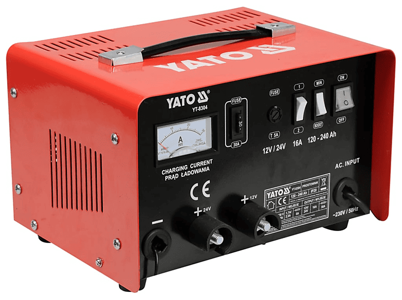 YATO 434492 Batterieladegerät Universal, Red | SATURN