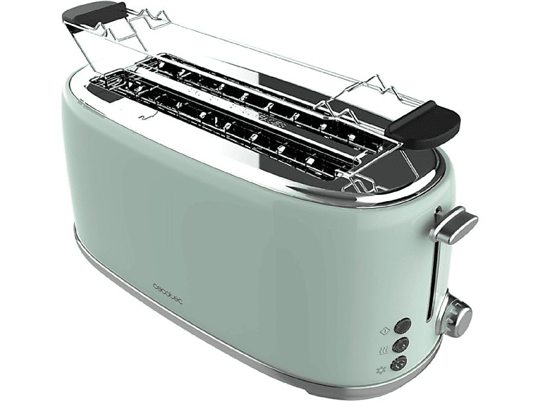 CECOTEC Toast&Taste 1600 Retro Double Broodrooster Groen | MediaMarkt