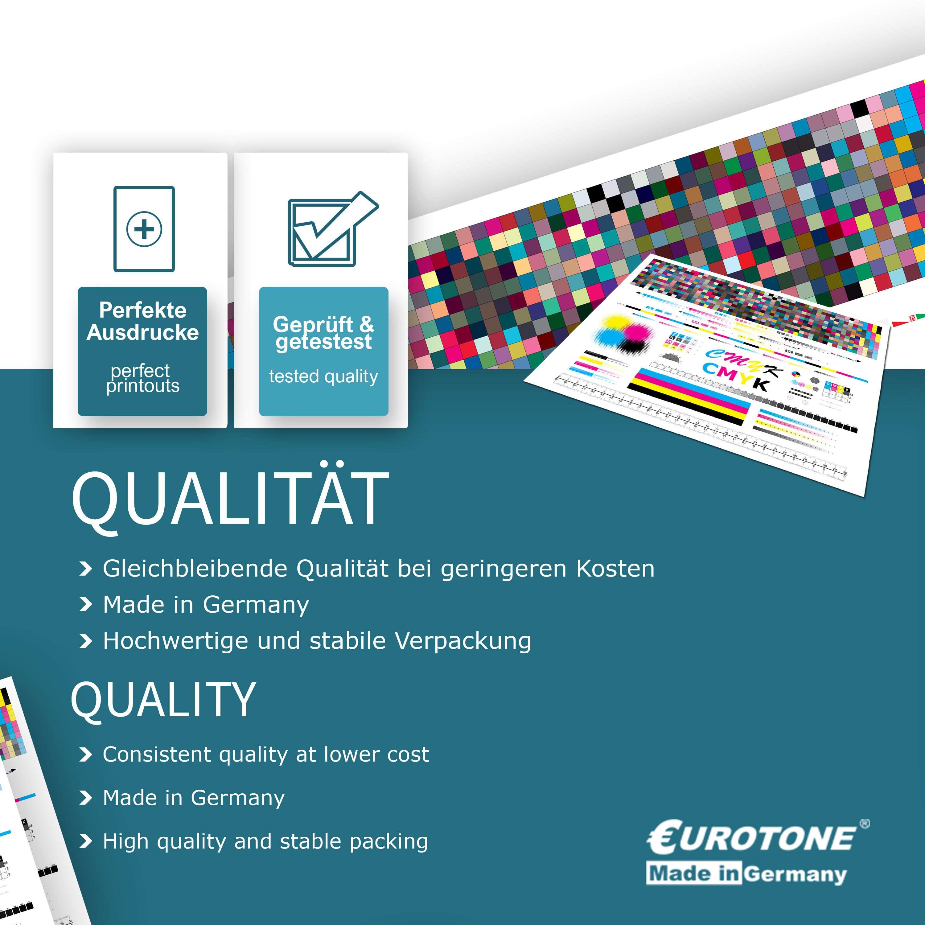 EUROTONE ersetzt Lexmark 78C20K0-C0-M0-Y0 4er Set Toner Cartridge ...