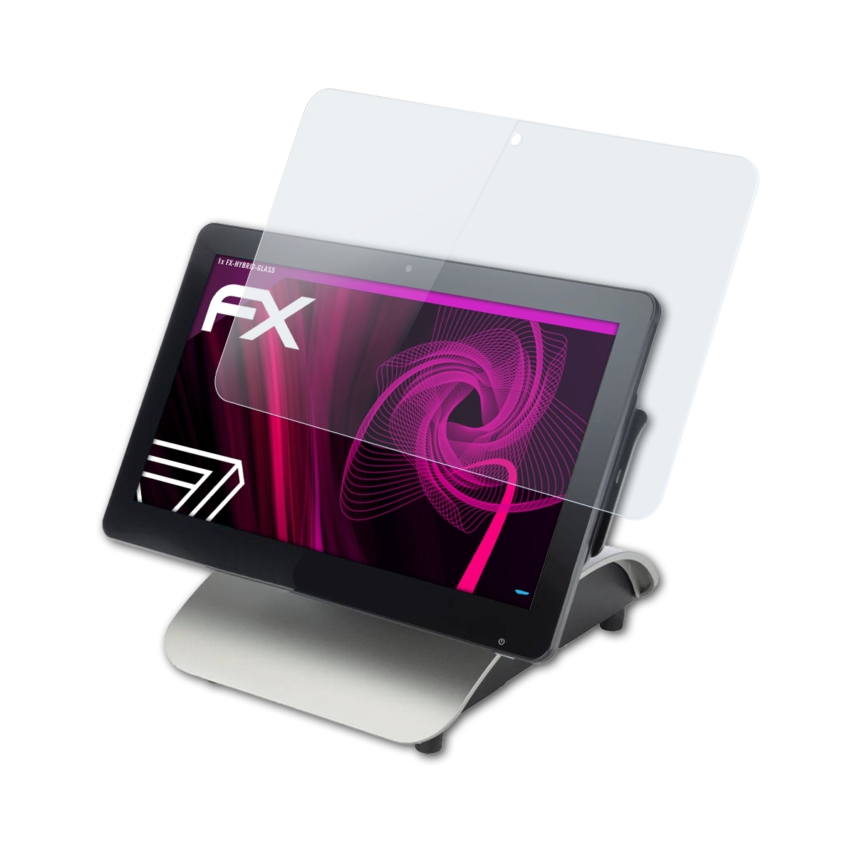 ATFOLIX FX-Hybrid-Glass Schutzglas(für Oracle Micros Workstation 610 ...