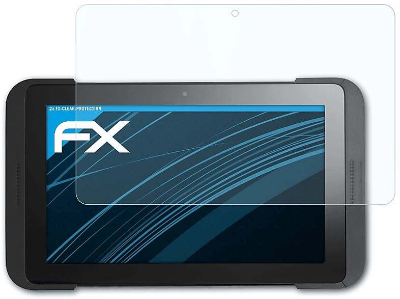 ATFOLIX 2x FX-Clear Displayschutz(für Oracle Micros Tablet E11 ...