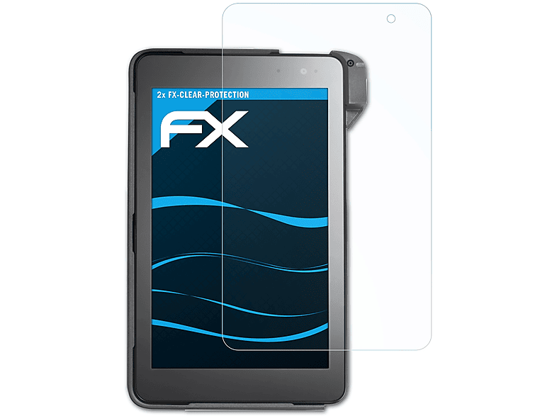 Atfolix 2x Fx Clear Displayschutz Für Oracle Micros Tablet E8 Saturn