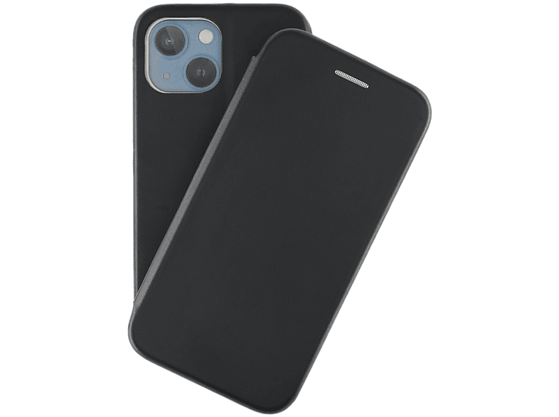 JAMCOVER Bookcase Rounded, Bookcover, Apple, iPhone 13, Schwarz ...