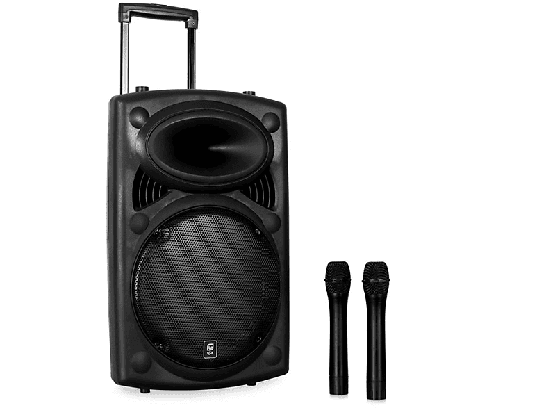 QTX QR12PA Mobile PA-Anlage, Schwarz | MediaMarkt