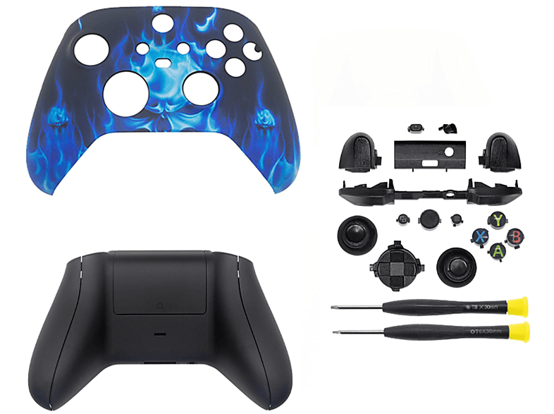 KINSI Schutzhülle, für Xbox Series X/S-Controller, Gamepad-Ersatzhülle ...