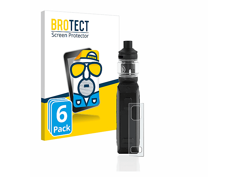 BROTECT 6x matte entspiegelte Schutzfolie (für GeekVape Aegis Mini 2 ...